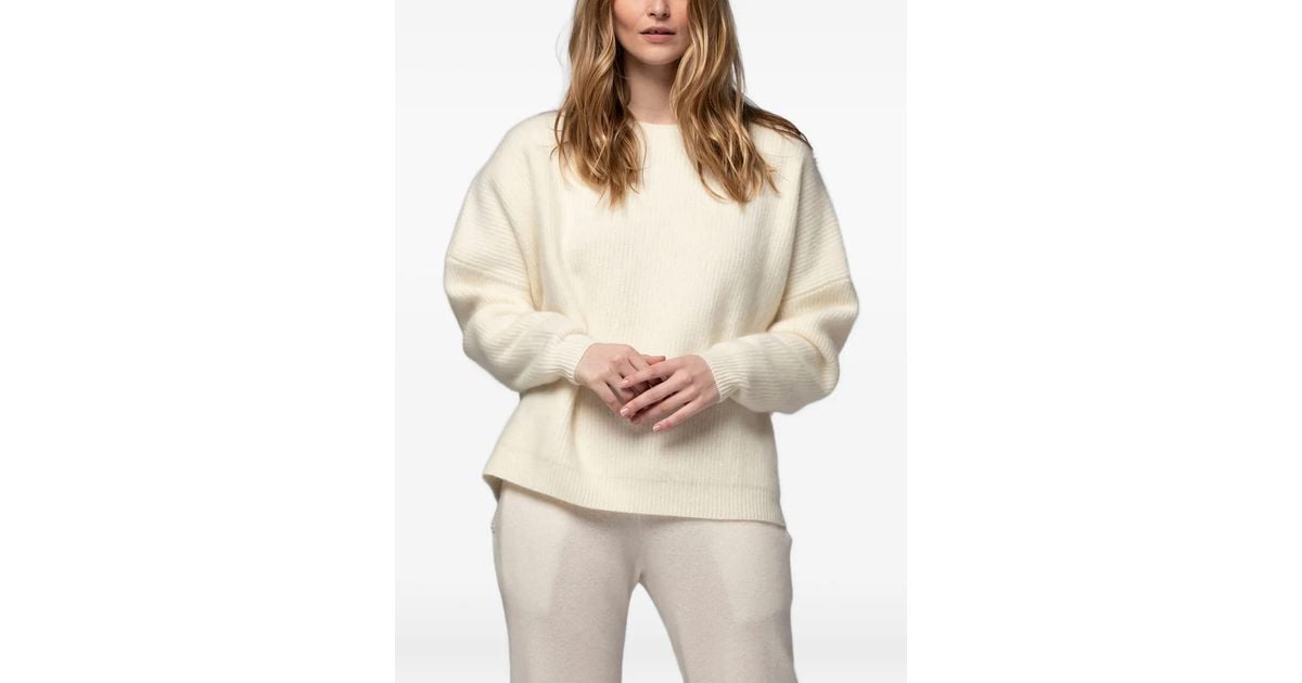 Max & Moi Poema Sweater in Natural | Lyst UK
