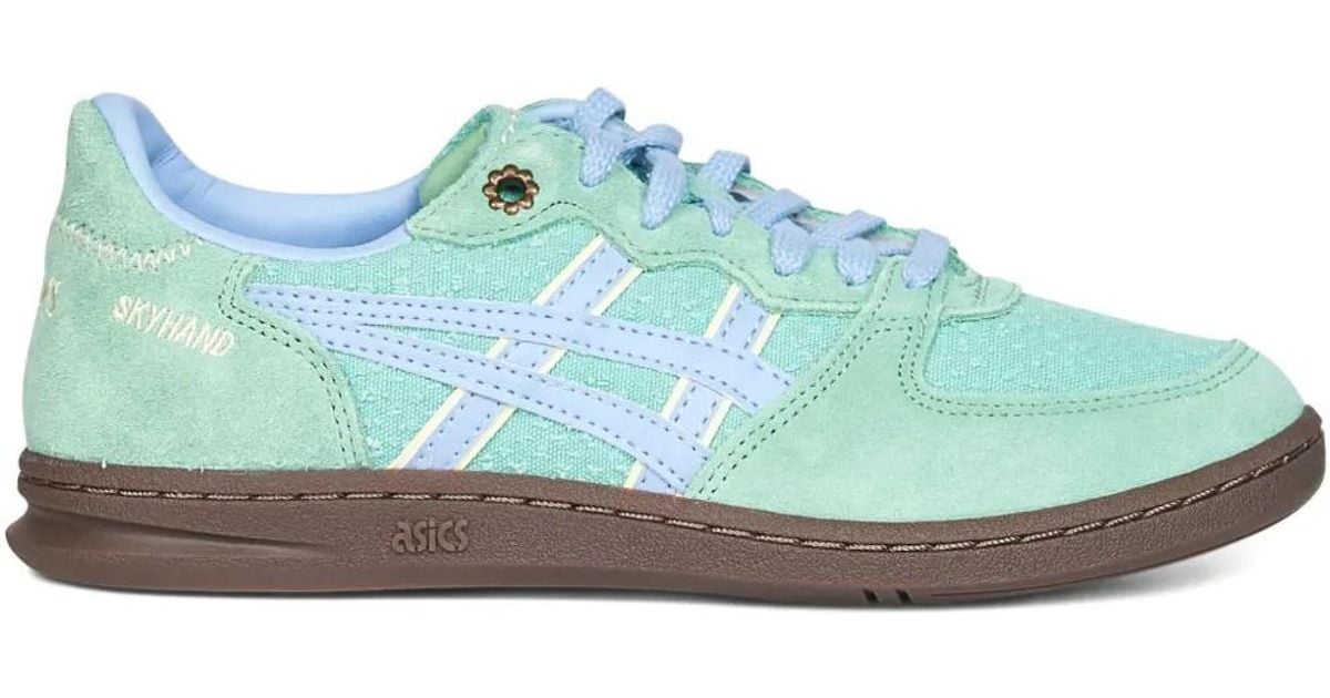Asics Skyhand Og Suede Sneakers in Blue | Lyst