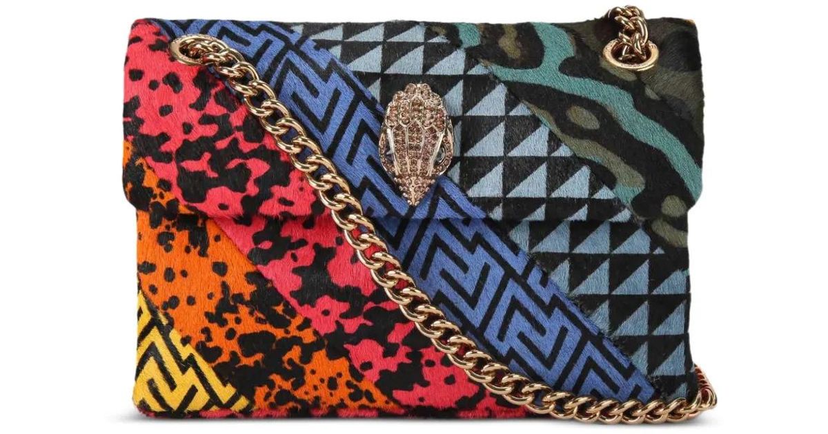 Kurt Geiger Small Kensington Cross Body Bag in Red | Lyst
