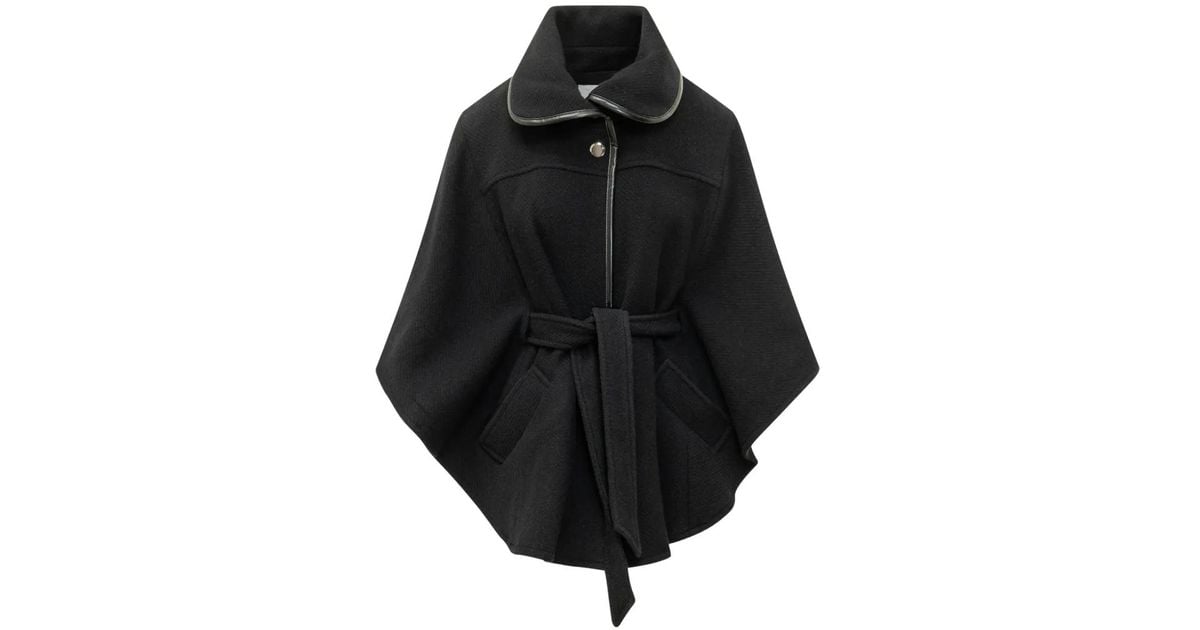 Ba&sh Sea Belted Coat in Black | Lyst UK