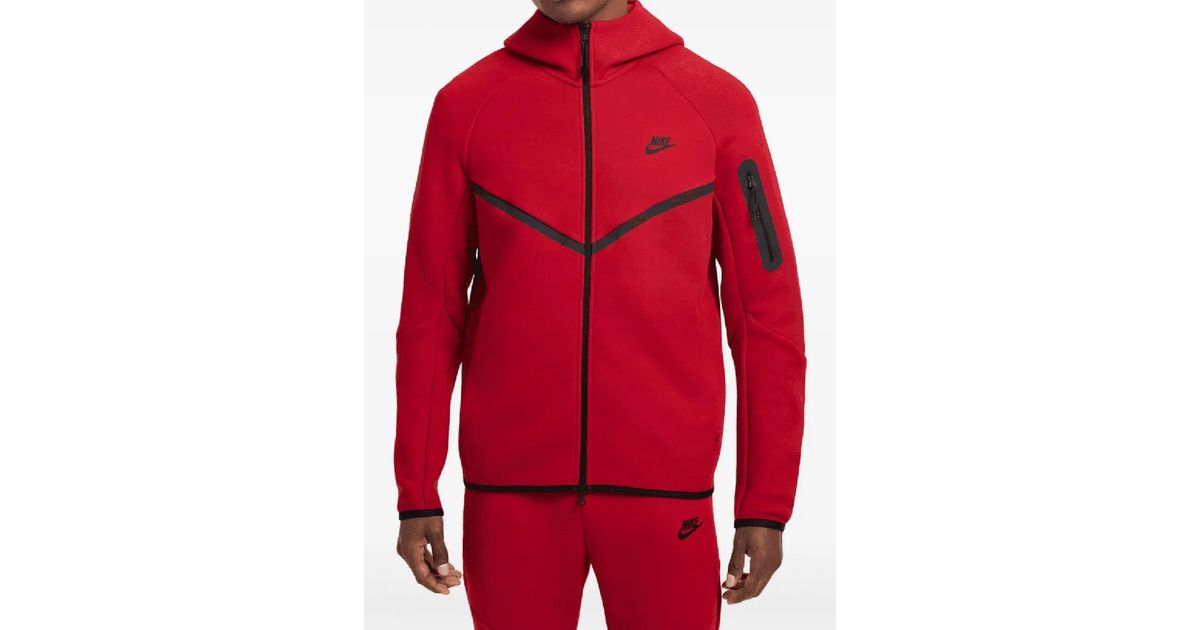 Nike Sportswear Tech Fleece Windrunner "Gym/ Jacket in Red for Men ...