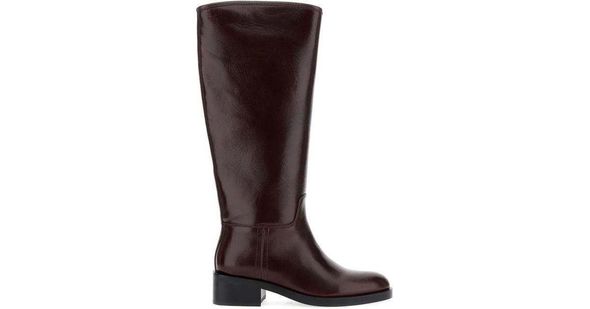 Jeffrey Campbell 40Mm Reining Boots in Brown | Lyst UK