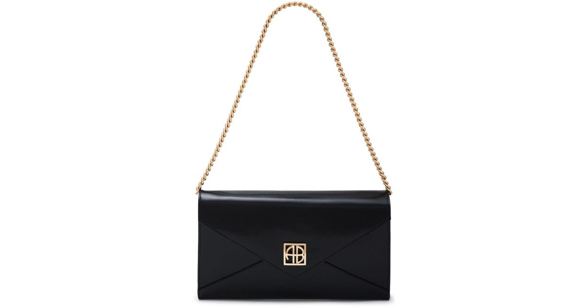 Anine Bing Elly Clutch Bag In Black Lyst 9925