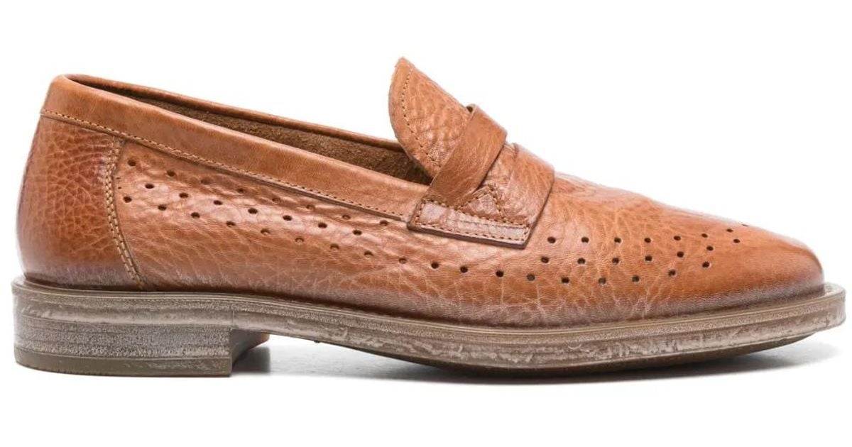 Moma Office Loafers in Brown | Lyst