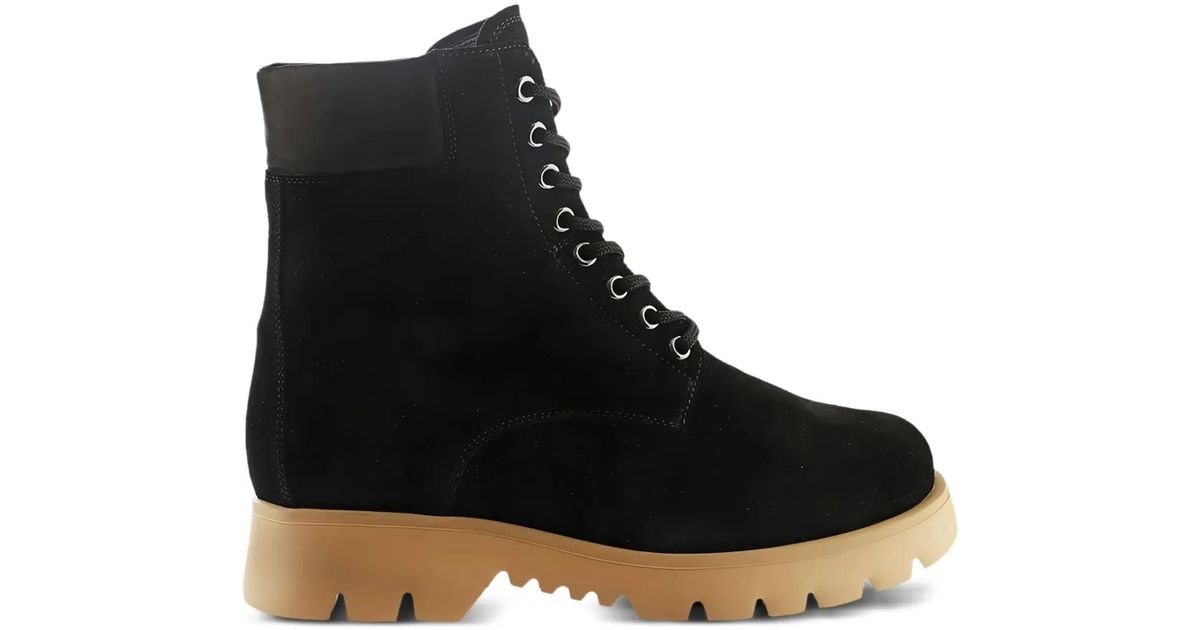 Högl Harvest Lace-Up Chunky-Sole Combat Boots in Black | Lyst