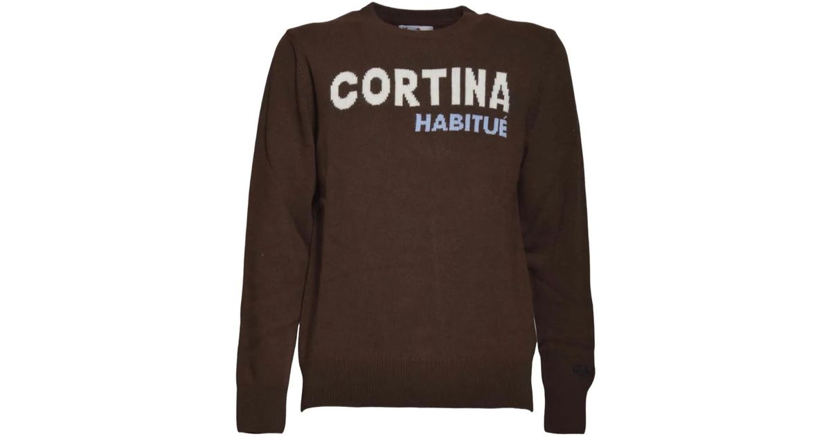 MC2 Saint Barth Pull À Logo in Brown for Men | Lyst UK