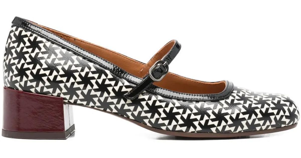 Chie Mihara Escarpins Reni À Motif in Brown | Lyst