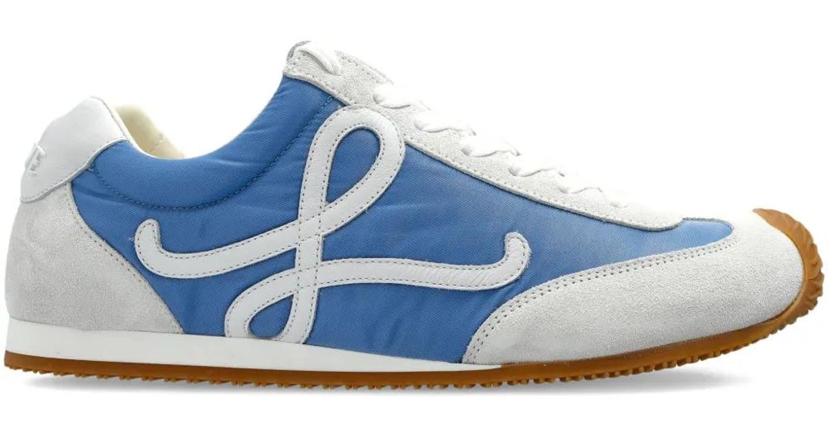 Loewe Logo-Detail Sneakers in Blue | Lyst