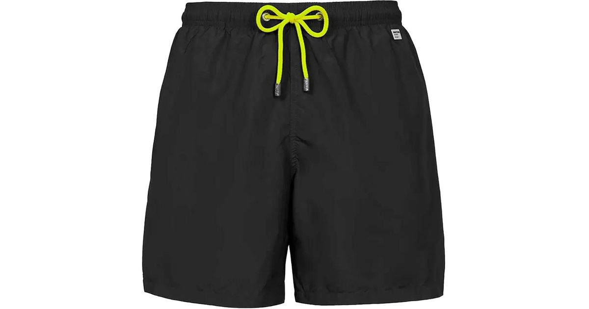 Mc2 Saint Barth X Pantone Drawstring Swim Shorts in Black for Men | Lyst UK