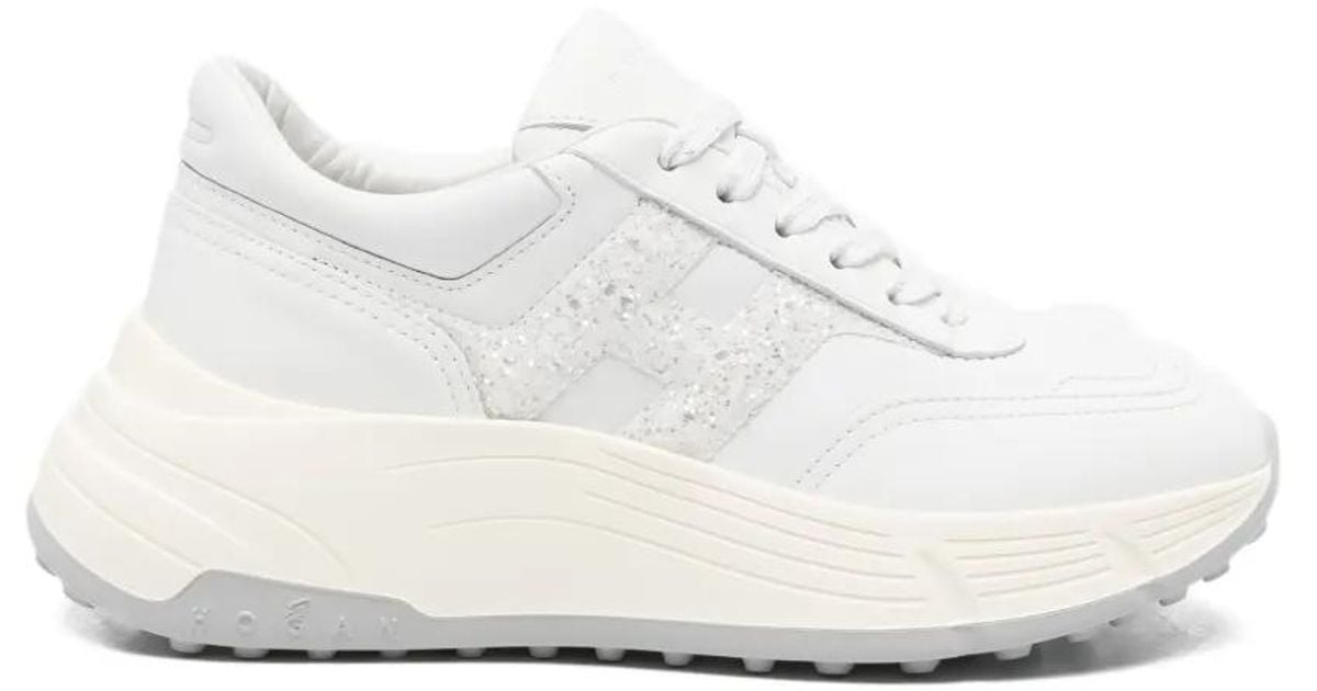 Hogan Hi-Fi Sneakers in White | Lyst UK