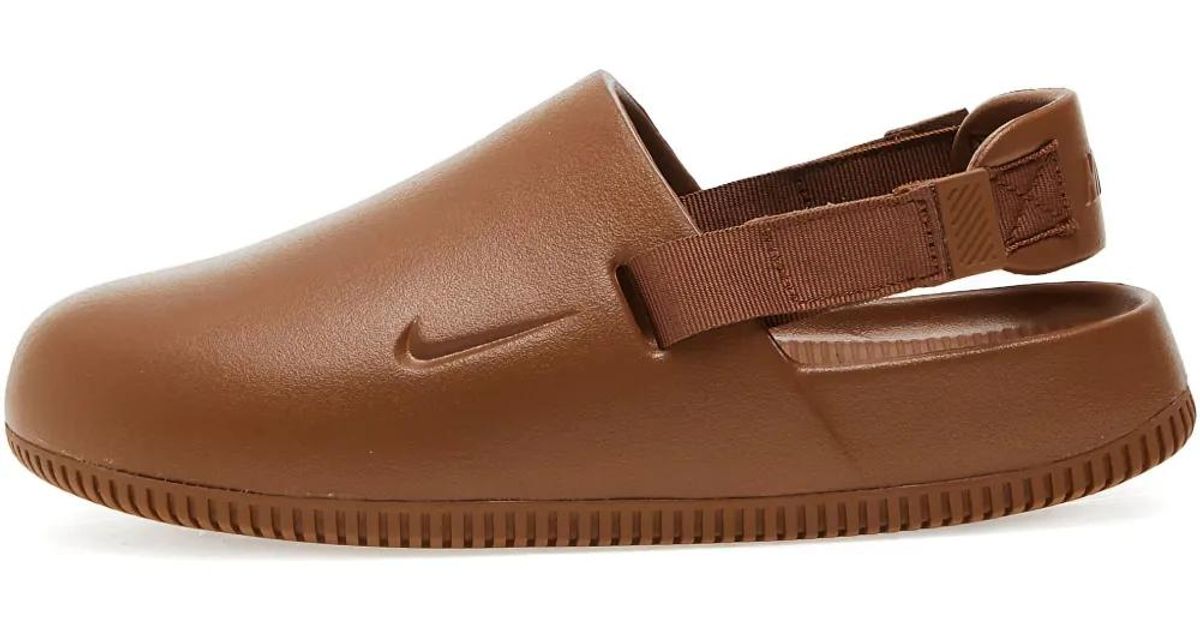 Nike Calm Strap Shoes in Brown | Lyst UK
