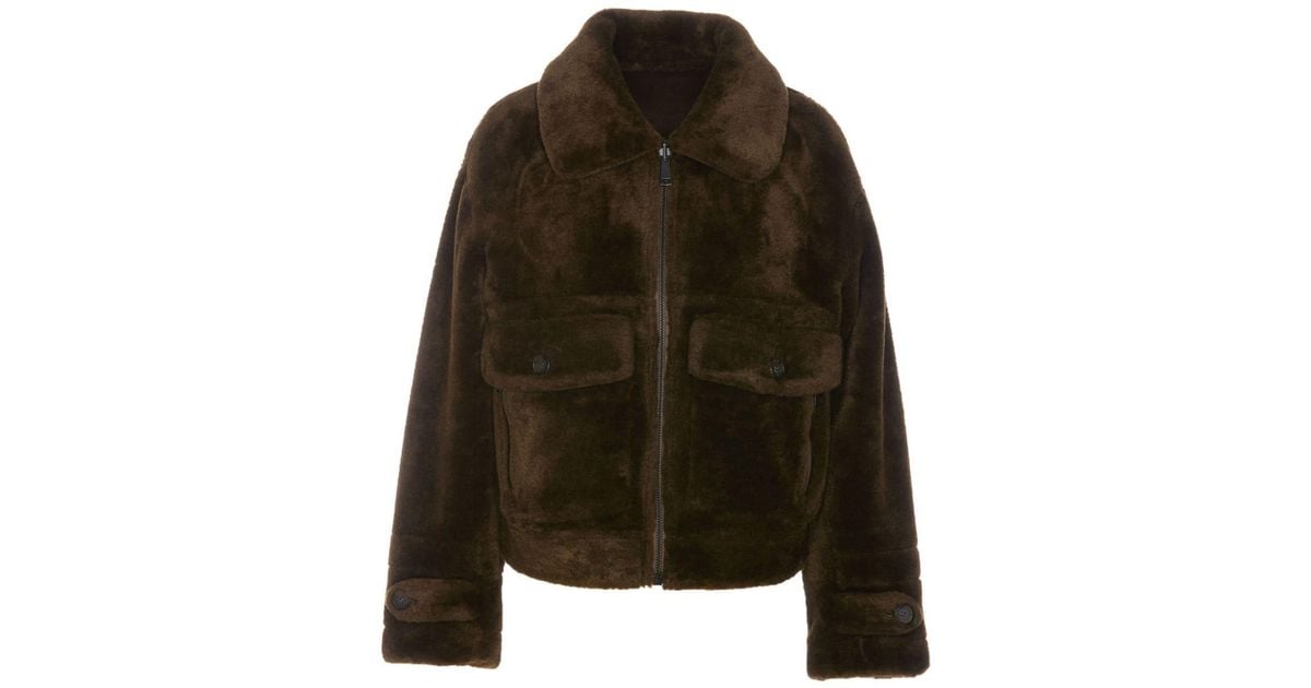 Urbancode Reversible Faux-Fur Jacket in Brown | Lyst
