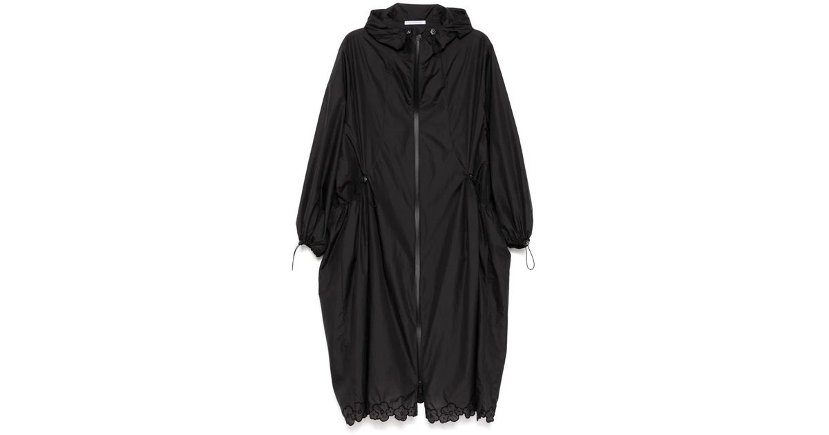 Cecilie Bahnsen Amos Coat in Black | Lyst