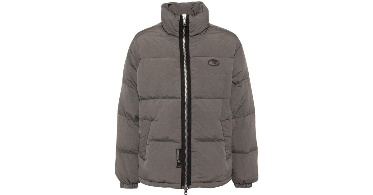 Aape By A Bathing Ape Moonface Logo Puffer Jacket in Gray for Men | Lyst