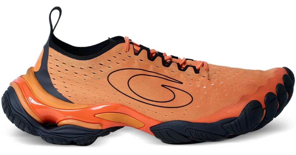 Balenciaga Five-Toe Sneakers in Orange for Men | Lyst UK