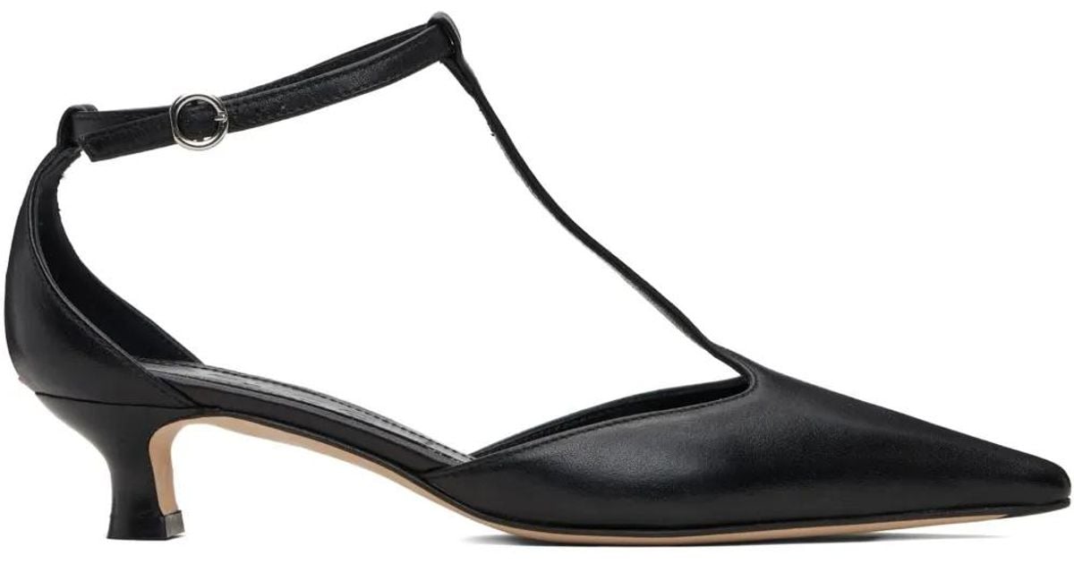 Aeyde T-Bar Pumps in Black | Lyst
