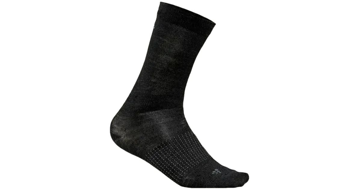 C.r.a.f.t Ribbed Socks in Black for Men | Lyst