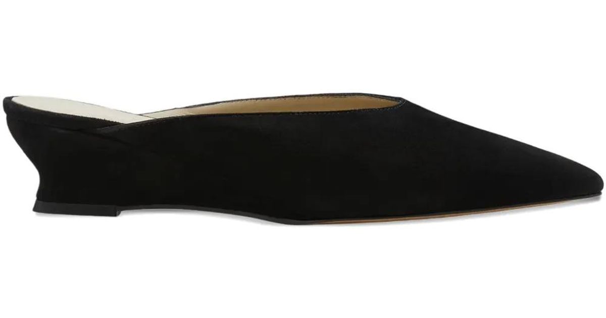 Le Monde Beryl 40Mm Victoria Micro Wedge-Heel Mules in Black | Lyst UK