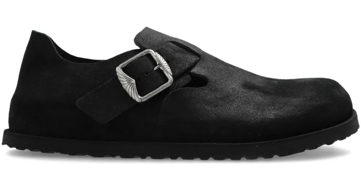 Birkenstock Becomes Berlin London Suede Loafers in Black for Men | Lyst UK