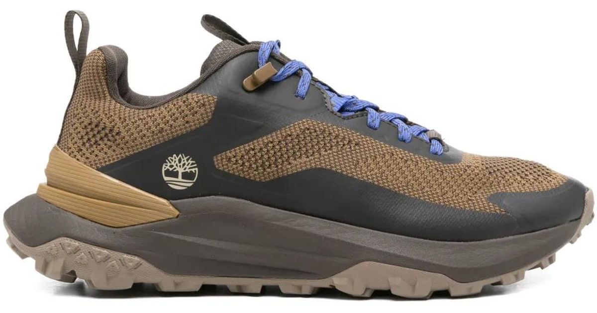 Timberland Motion Access Knitted Sneakers in Brown for Men | Lyst UK