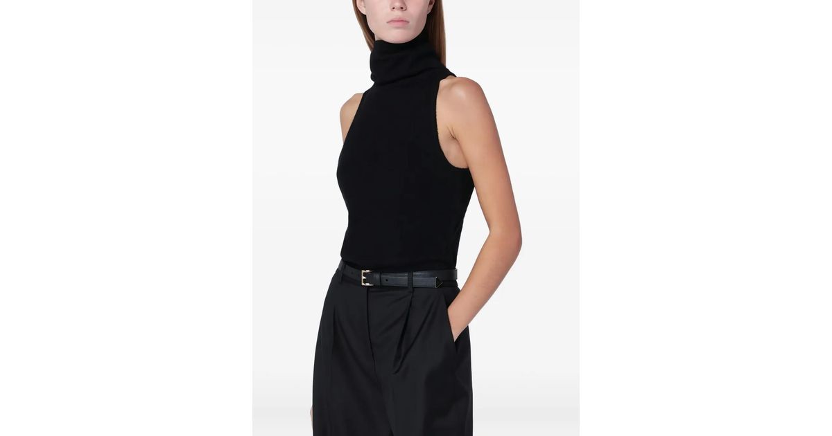 Almada Label Vida Vest in Black | Lyst UK