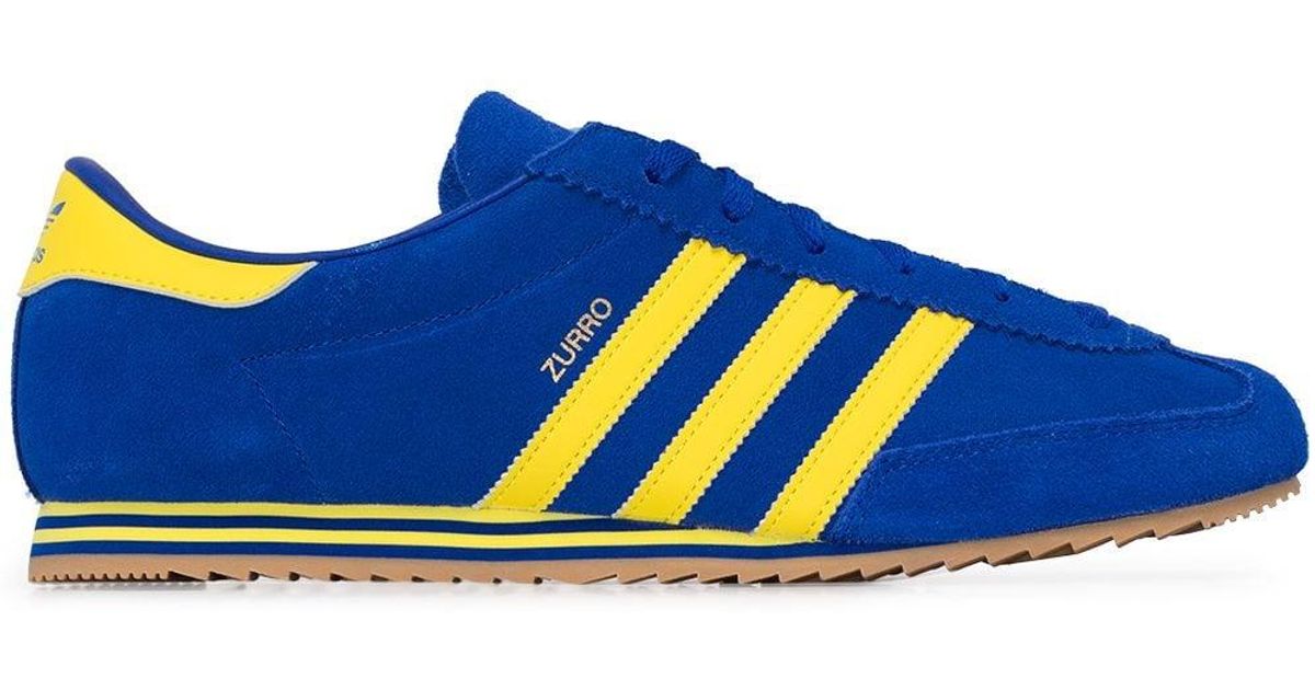 adidas Zurro Spzl Suede Sneakers in Blue for Men | Lyst UK