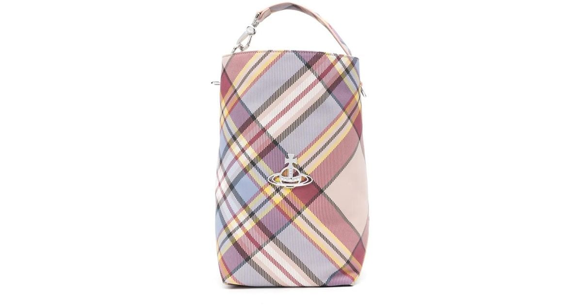 Vivienne Westwood Orb-Plaque Tote Bag in Pink | Lyst
