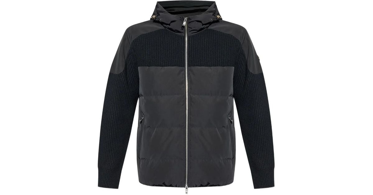 Moose Knuckles Glenvale Ribbed-Panel Padded Jacket Clothing in Blue for ...