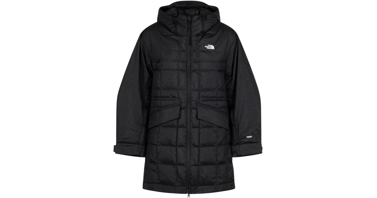 The North Face Dynamic Padded Oversized Coat in Black | Lyst UK