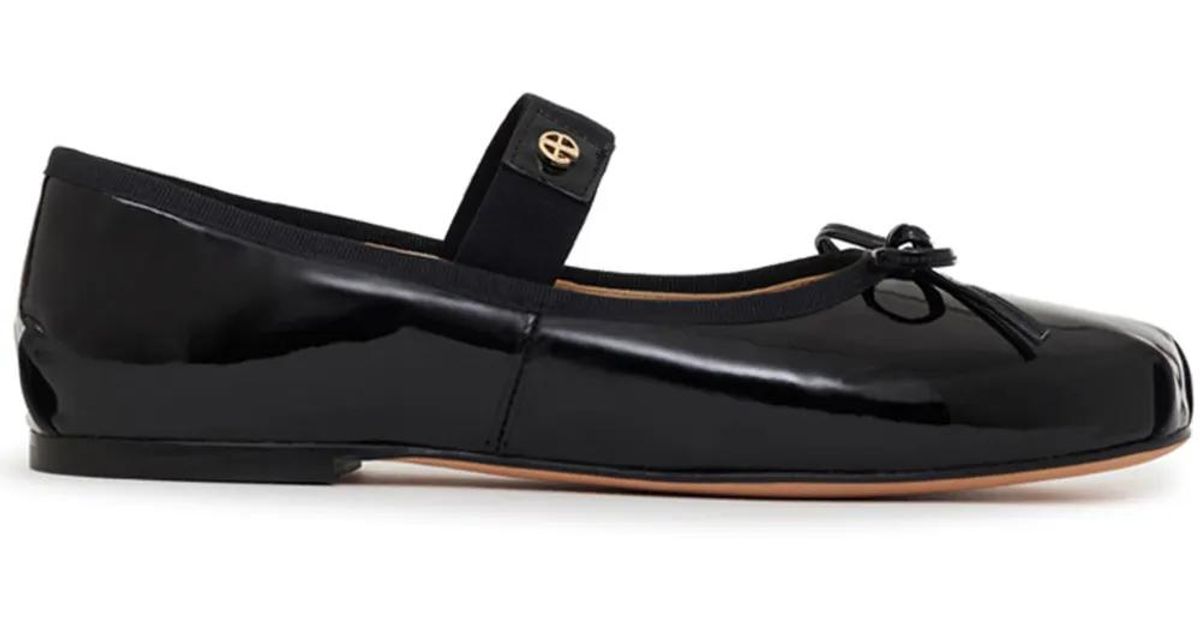 Anine Bing Jolie Ballerina Shoes in Black | Lyst