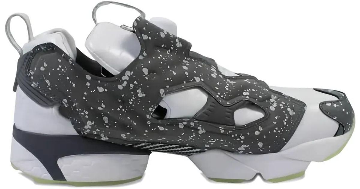 Reebok Atmos Pump-system Speckled Sneakers in Gray | Lyst
