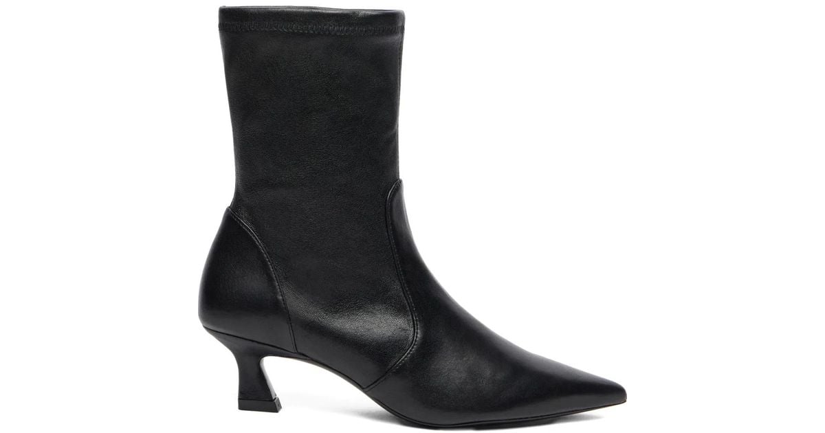 Stuart Weitzman 50Mm Vinnie Ankle Boots in Black | Lyst UK