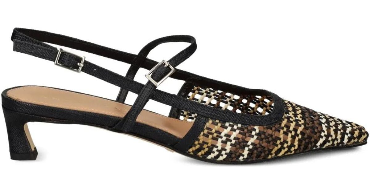 Chantal Slingback Pumps in Black | Lyst UK