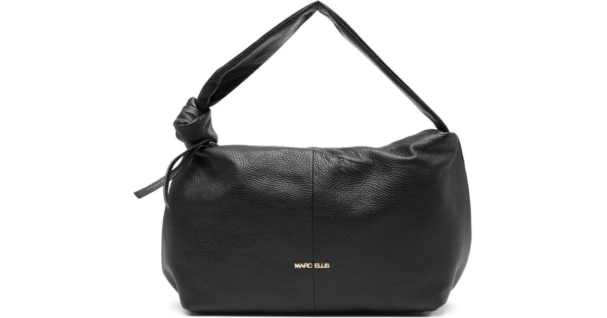 Marc Ellis Angie Knotted-handle Tote Bag in Black | Lyst UK