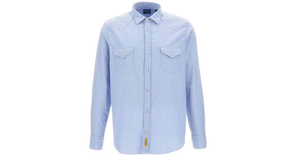 B.D. Baggies Flap-Pocket Shirt in Blue for Men | Lyst UK