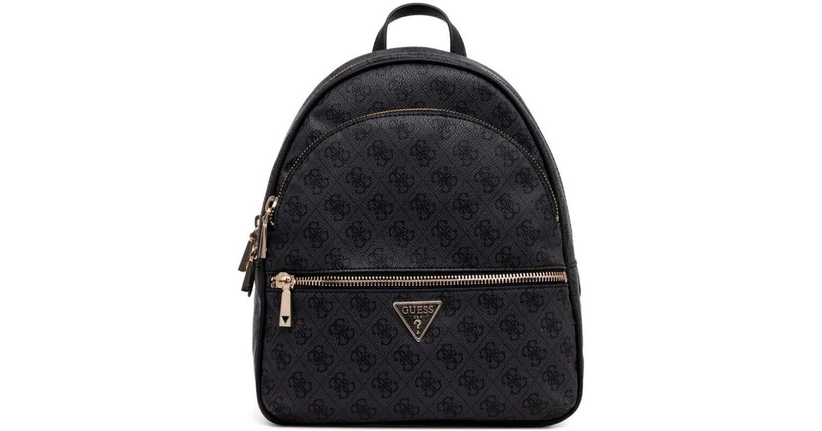Guess Monogram Backpack in Blue | Lyst