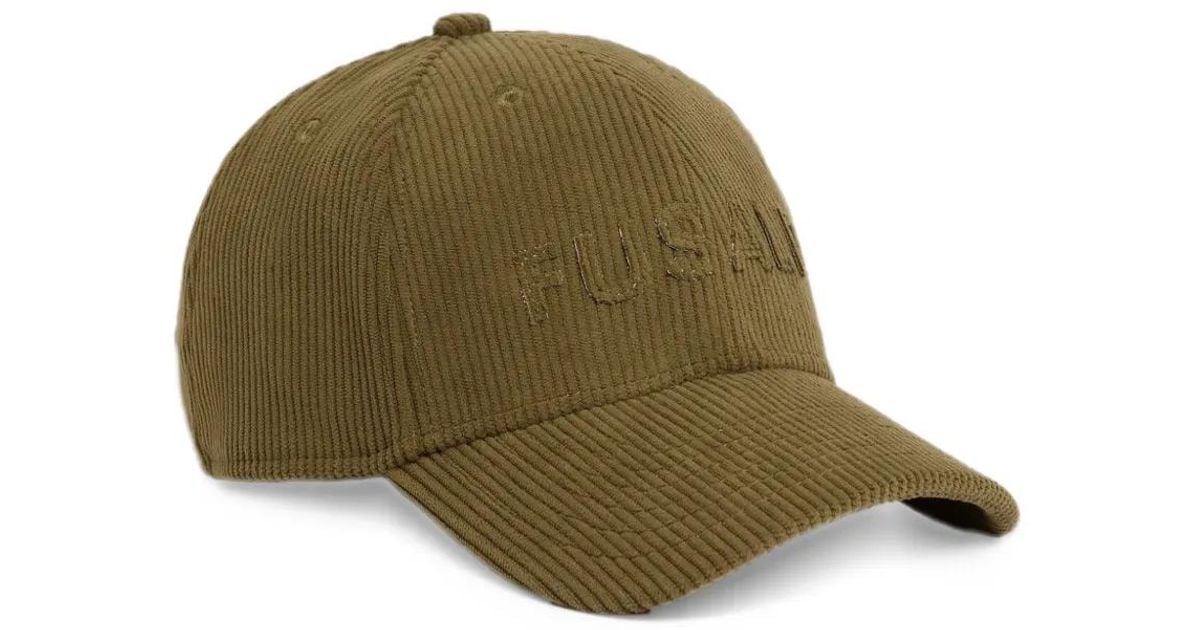 Fusalp Corduroy Logo-Detail Baseball Cap in Green | Lyst UK