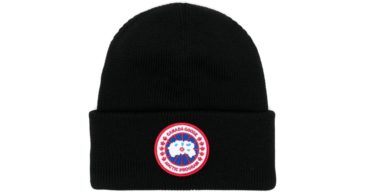 Canada Goose Arctic Toque Beanie in Black | Lyst UK