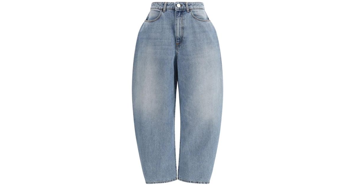 Rohe Sculptural Button-Fastening Jeans in Blue | Lyst