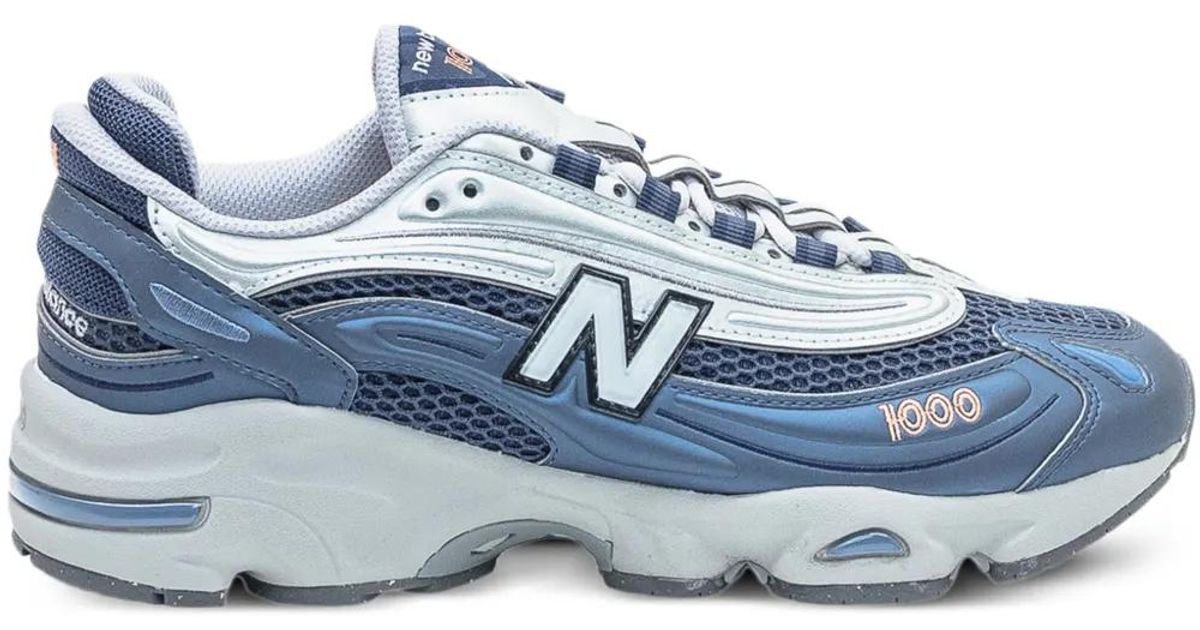 New Balance 1000 Logo Sneakers in Blue for Men | Lyst
