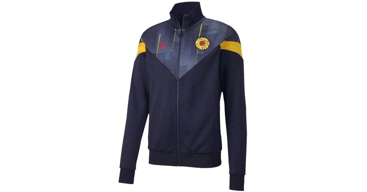 PUMA Zip Track Jacket in Blue for Men | Lyst UK