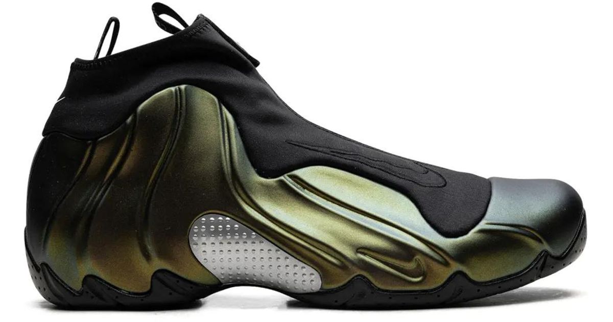 Nike Air Flightposite "Metallic" Sneakers in Green for Men | Lyst