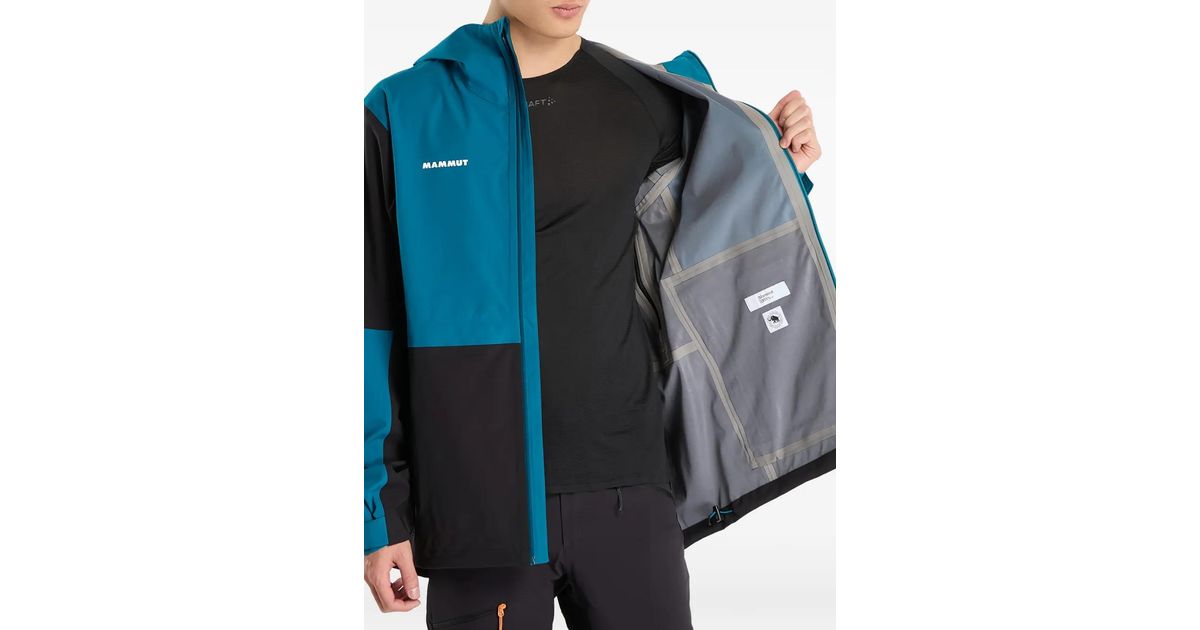 Mammut Linard Guide Hs Hooded Jacket in Blue for Men | Lyst UK