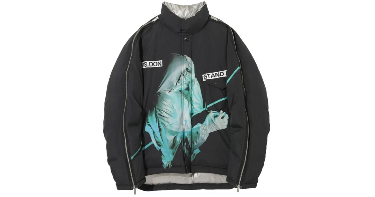 Undercover Heldon Standby Long-Sleeve Jacket in Grey for Men | Lyst UK