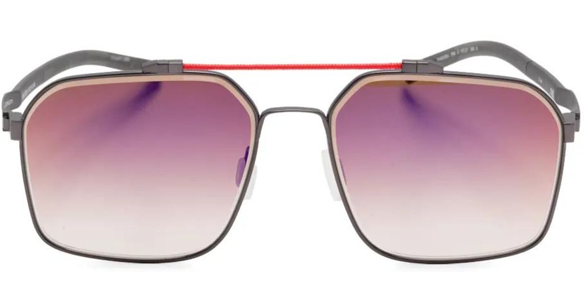 Tag Heuer Line Titanium Sunglasses in Pink | Lyst UK