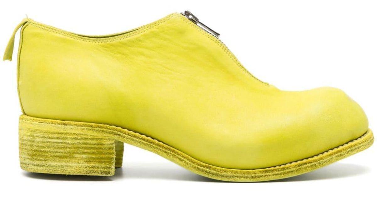Guidi Pl0Fz 45Mm Zip-Up Boots in Yellow | Lyst