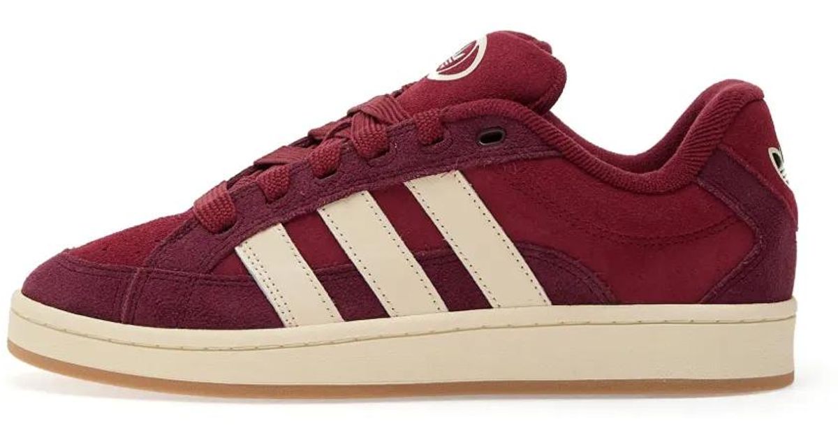 adidas Campus 00S Suede Low-Top Sneakers in Red for Men | Lyst
