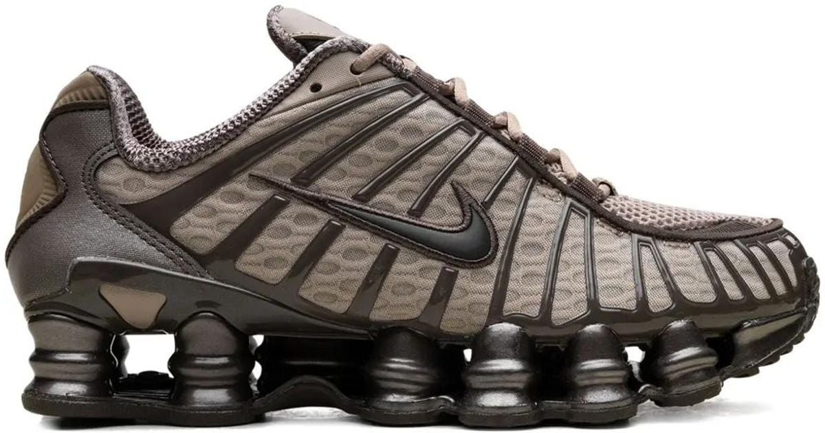 Nike Shox Tl Sneakers in Brown | Lyst