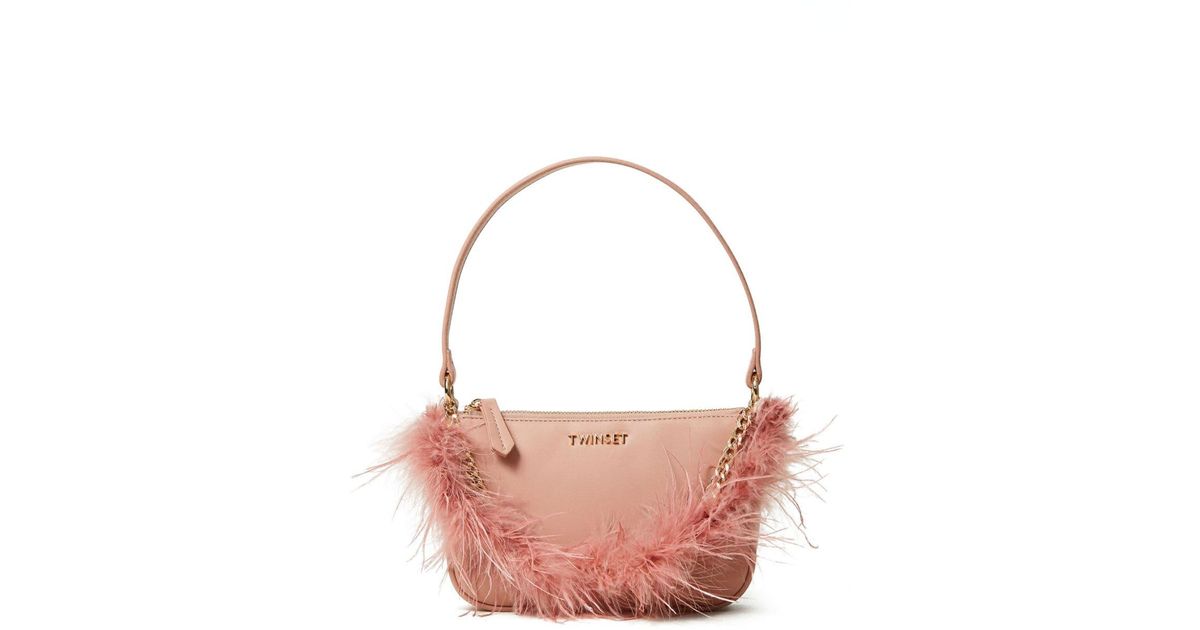 Twin Set Petite Folie Shoulder Bag in Pink | Lyst UK