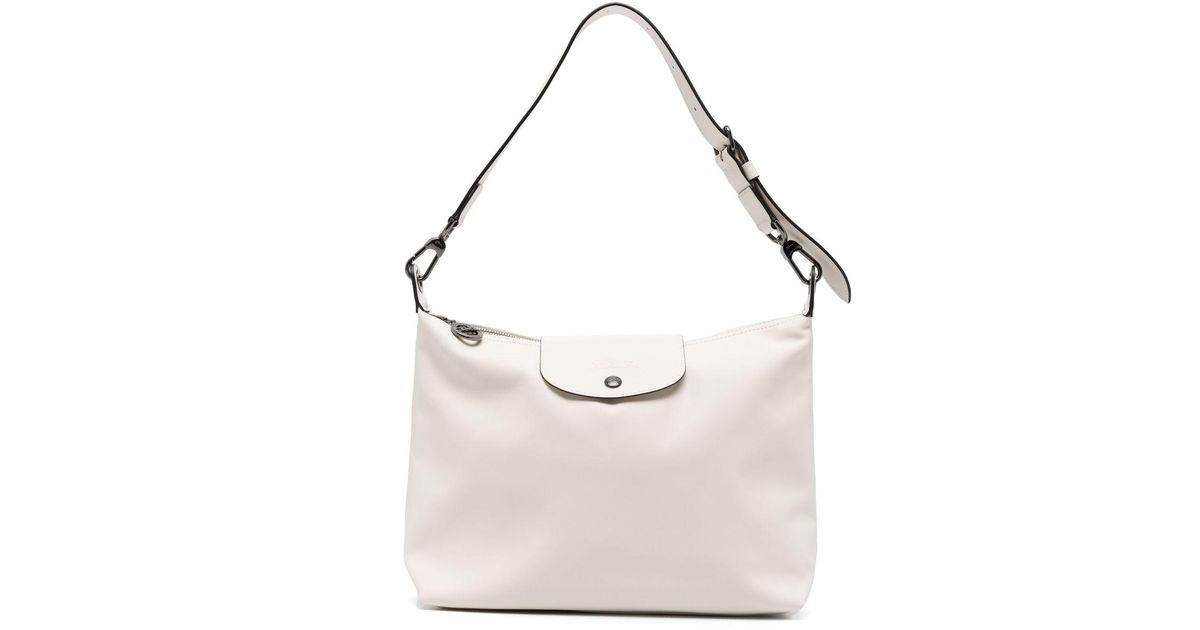 Longchamp Medium Le Pliage Xtra Hobo Bag in White | Lyst